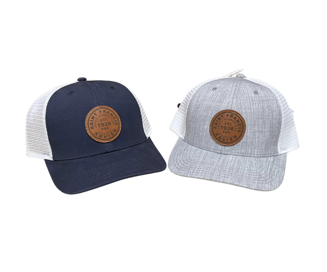 Hat - Trucker with Leather Patch (Adult) | The Wolf Den - Uniform ...